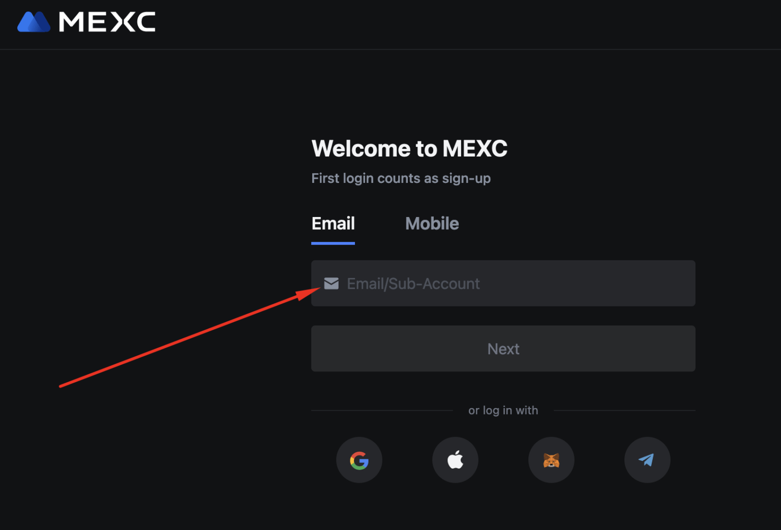 Mexc: registration, login, reviews - GEMS 💎 Crypto