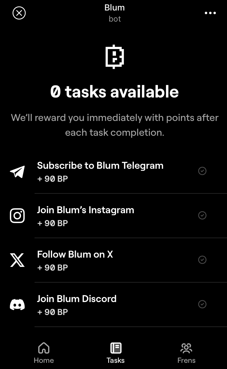 Blum — hybrid exchange in Telegram - GEMS 💎 Crypto